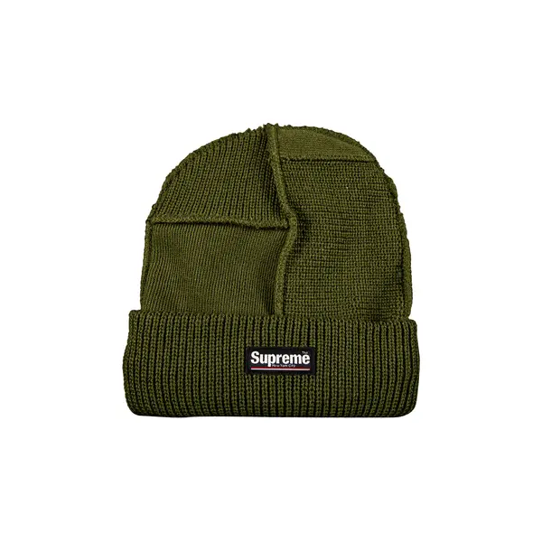 Supreme Paneled Seam Beanie - Green