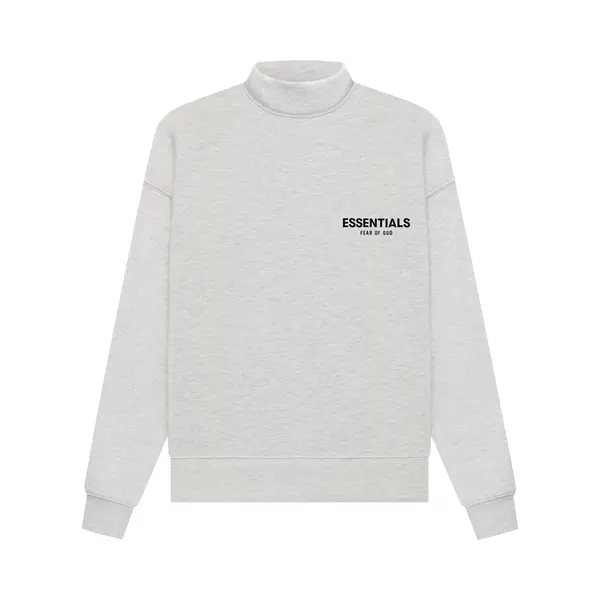 Fear Of God Mockneck 'light Oatmeal - Grey
