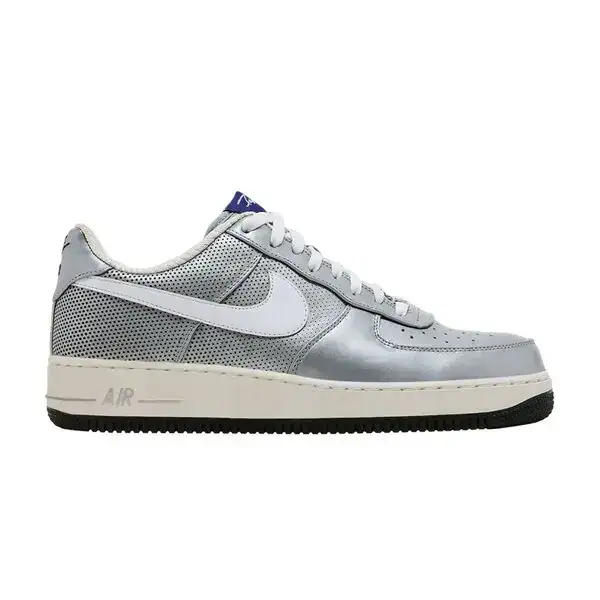 Nike Force Low Premium Futura Sneakers Silver Editorialist