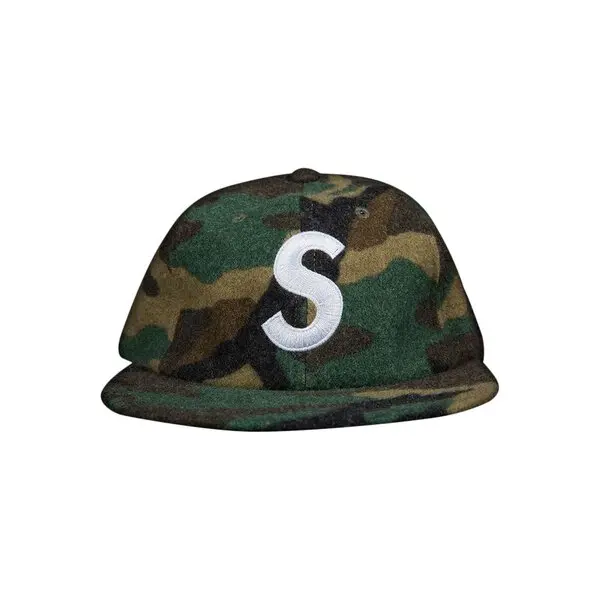 Supreme Wool S-logo 6-panel Cap