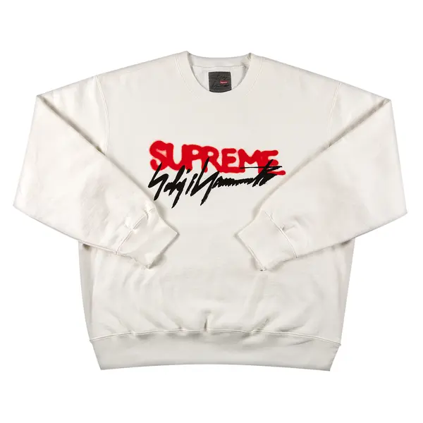 Supreme X Yohji Yamamoto Crewneck - White