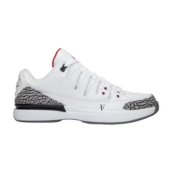 Nike Zoom Vapor Tour Aj3 Cement Sneakers - White