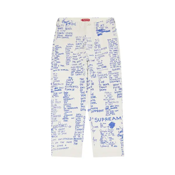 Supreme Gonz Poems Chino Pant 'stone - White