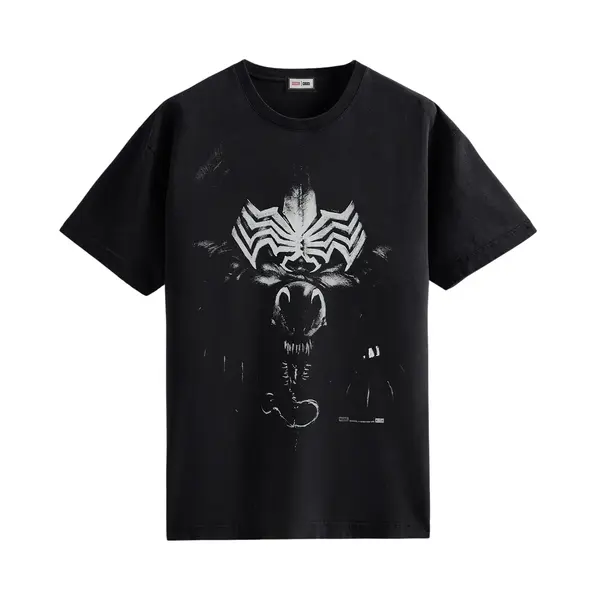 Kith For Spider-man Venom Vintage Tee - Black