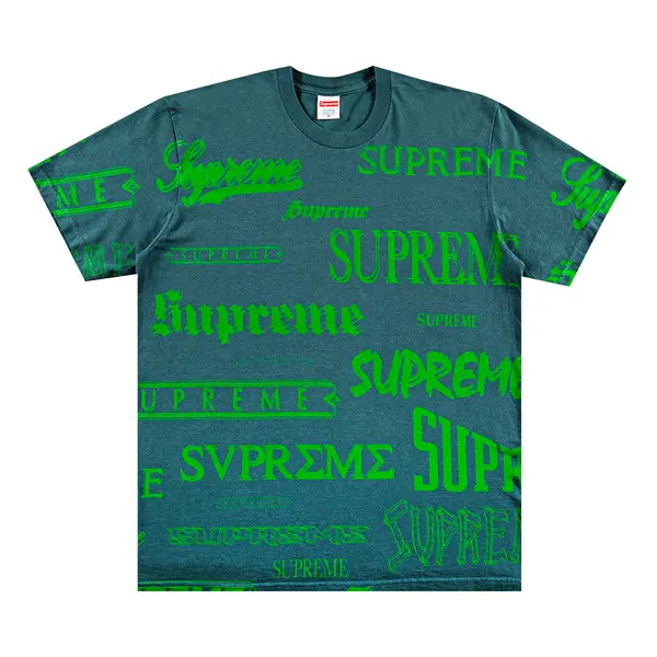 Supreme Multi Logo Tee 'dark - Teal