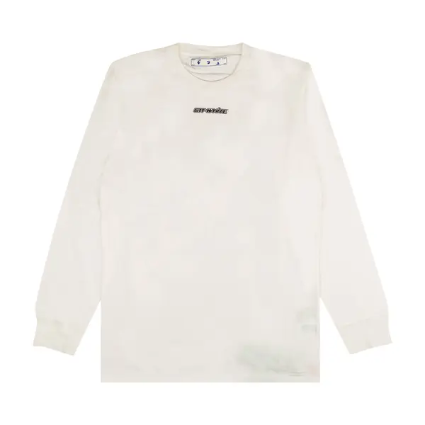 Off-White Marker Long-sleeve Tee - White