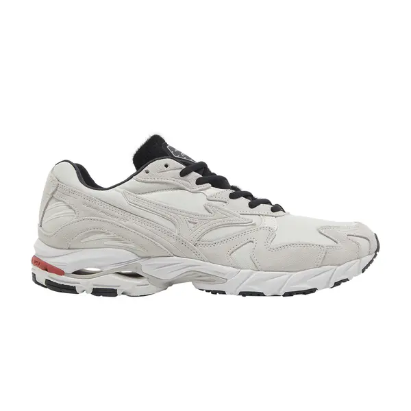 Mizuno Wave Rider 'red Crowned Crane - Grey