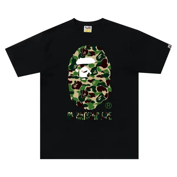 BAPE Abc Camo Bathing Ape Tee /green - Black