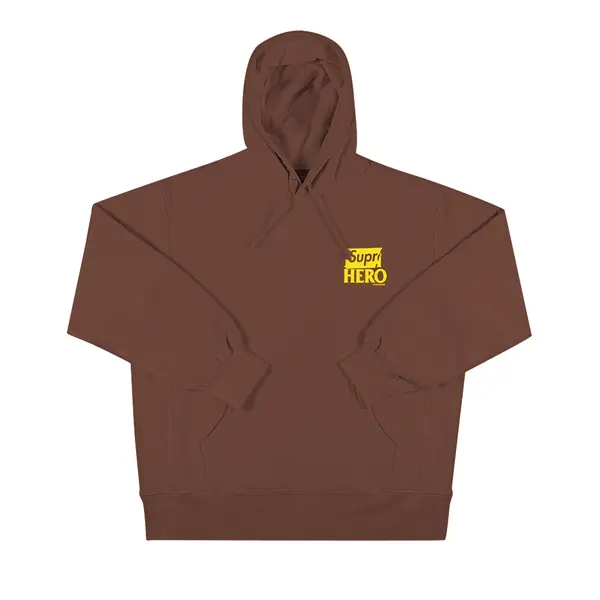 Supreme X Antihero Hooded Sweatshirt - Brown