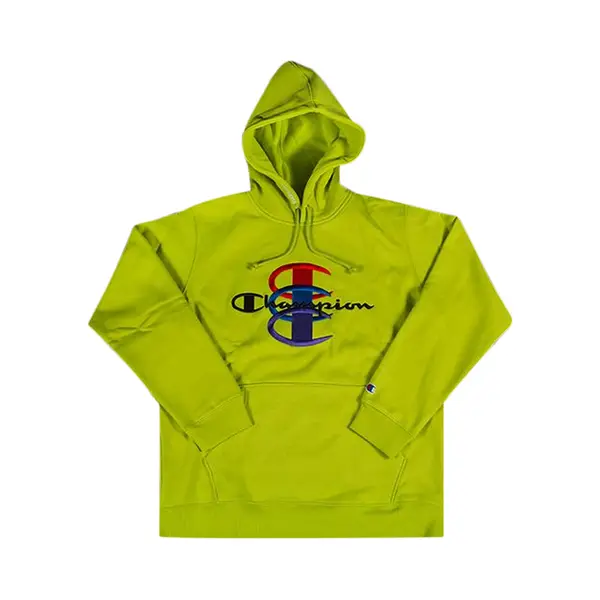 Supreme X Champion Stacked C Hooded Sweatshirt - Green