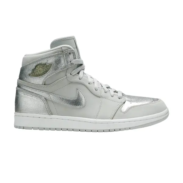 JORDAN 1 Retro Hi Silver '25th Anniversary' Sneakers - Grey