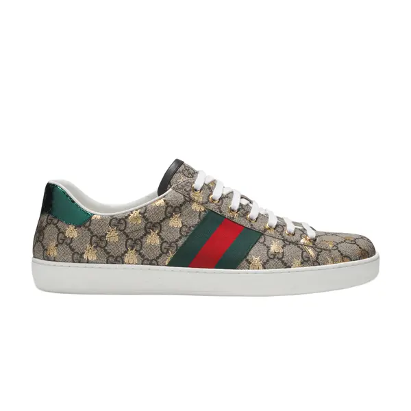 Gucci Ace Gg Supreme Sneakers - Tan