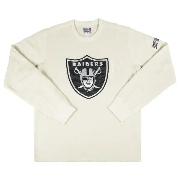 Supreme X Nfl Raiders '47 Thermal 'natural - Tan | Editorialist