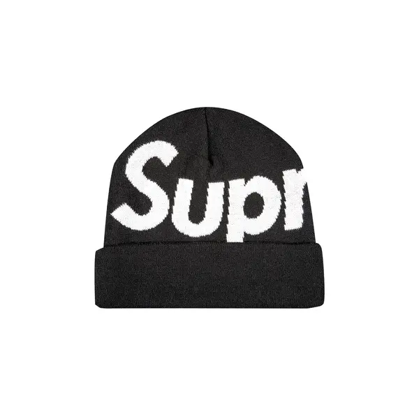 Supreme Big Logo Beanie - Black