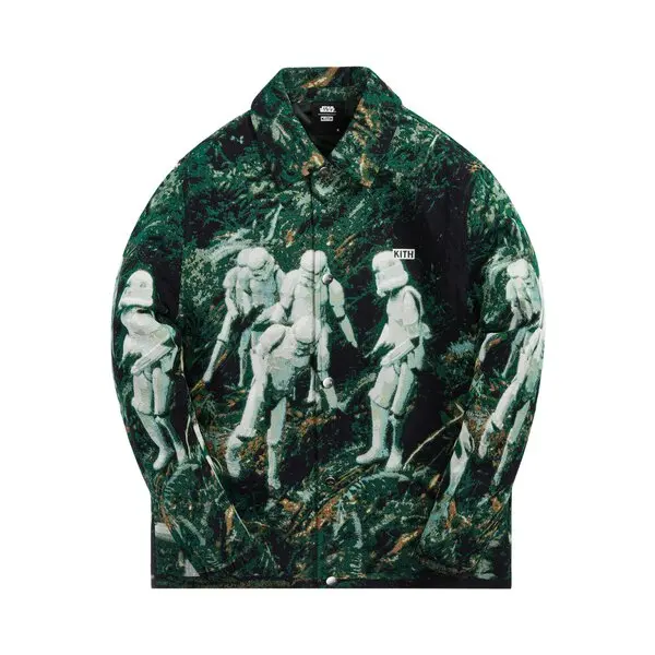 Kith For Star Wars Endors Coaches Jacket Stadium - Multicolor