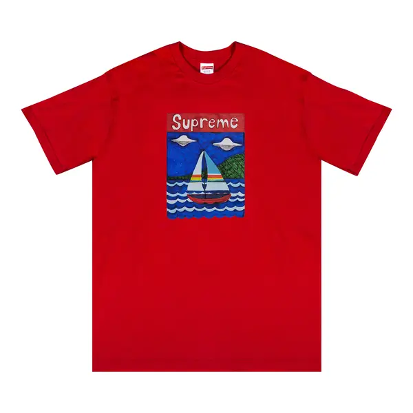 Supreme Sailboat Tee - Red