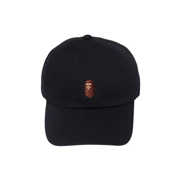 BAPE Ape Head Panel Cap - Black
