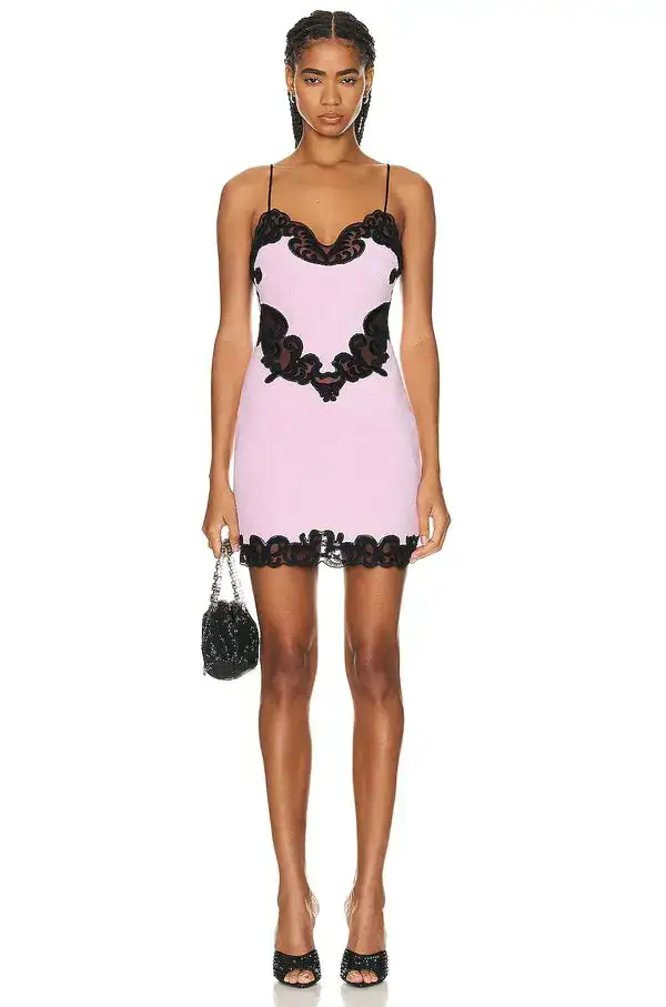 Alexander Wang Lace Mini Dress In Pink In Cradle Pink - 52% Off |  Editorialist