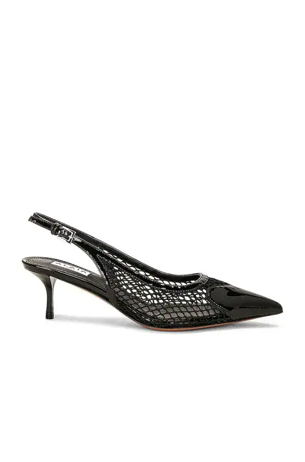Alaïa Slingback Pump In Black - Noir | Editorialist