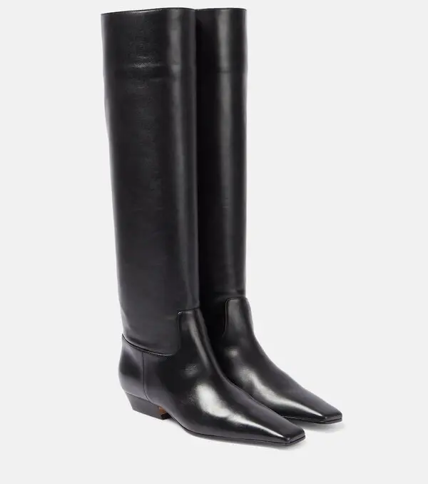 Khaite Marfa Leather Knee-high Boots