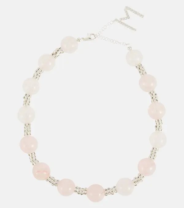 Magda Butrym Crystal-embellished Necklace - Pink