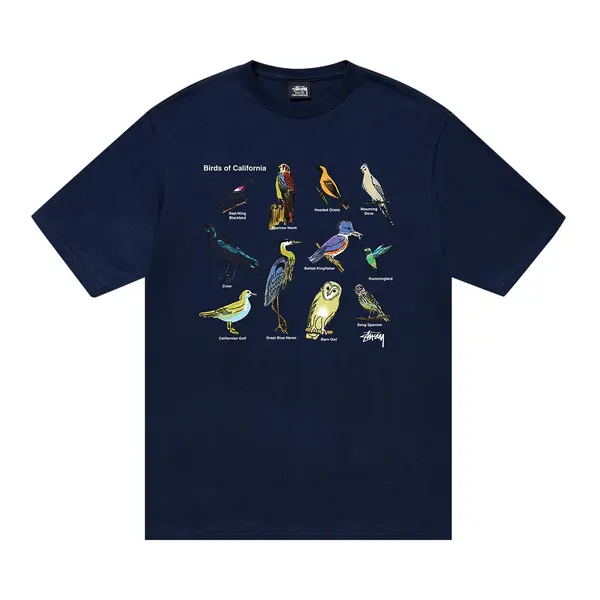 stussy California Bird tee ネイビー StüSsy California Birds Tee 'Navy - Blue | Editorialist