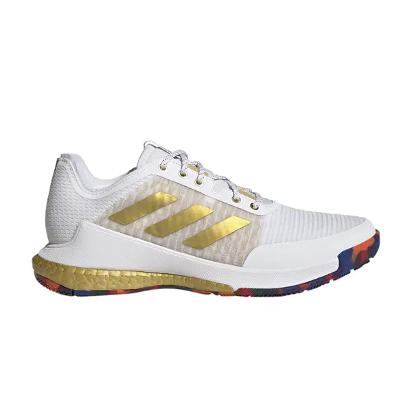 Adidas Crazyflight Metallic Sneakers - White