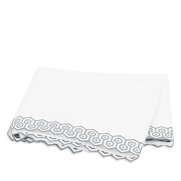 MATOUK Felix Full/queen Flat Sheet - Silver