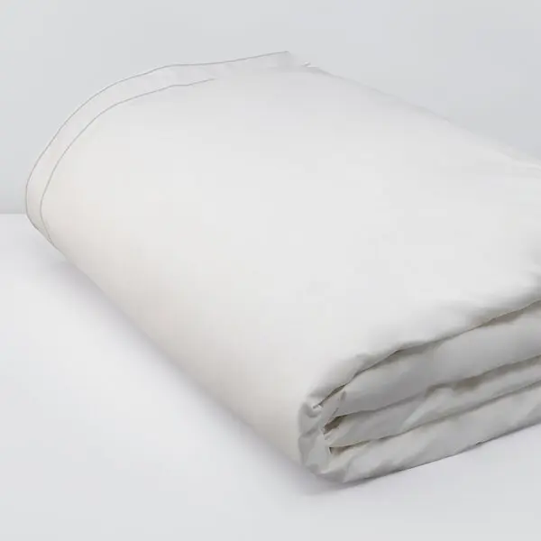 MATOUK Ansonia Percale Duvet Cover, Full/queen - Sterling