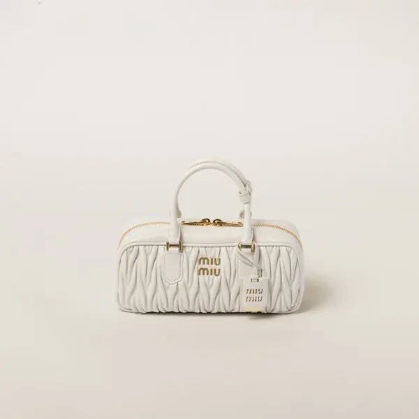 Miu Miu Arcadie Matelassé Nappa Leather Bag