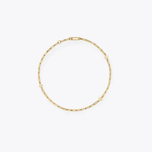 Tory Burch Good Luck Chain Necklace - Tory Gold