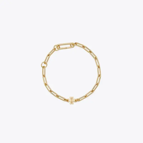 Tory Burch Good Luck Chain Bracelet - Tory Gold