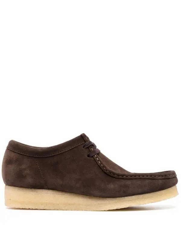 Clarks Wallabee Suede Loafers - Brown