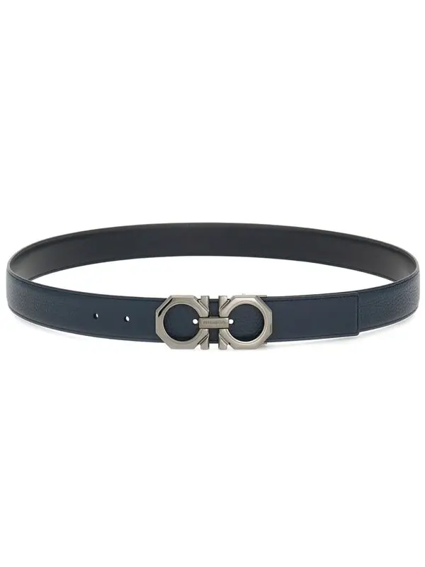 FERRAGAMO Gancini-buckle Reversible Belt
