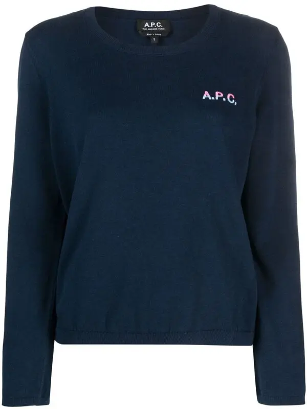 A.p.c. Logo-embroidered Jumper