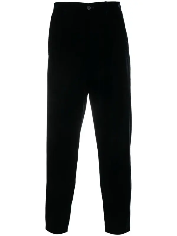 Giorgio Armani Straight-leg Velvet Trousers