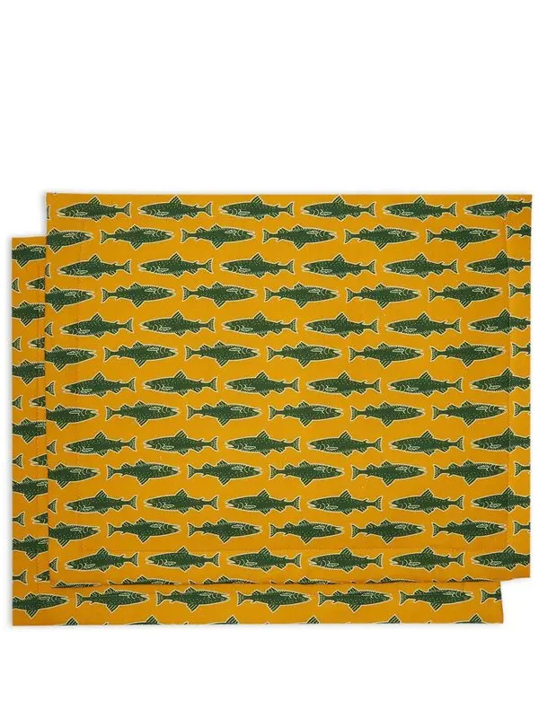 La DoubleJ Como Fish-print Tablemat