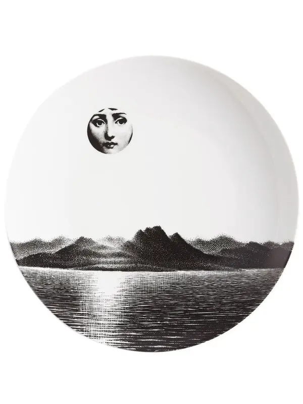 FORNASETTI Tema E Variazioni N.85 Wall Plate - White