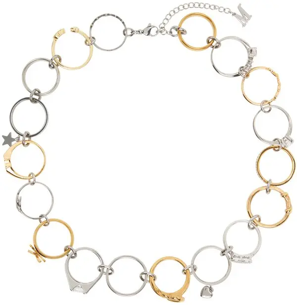 Marland Backus Silver & Gold Ring Necklace - Multi | Editorialist