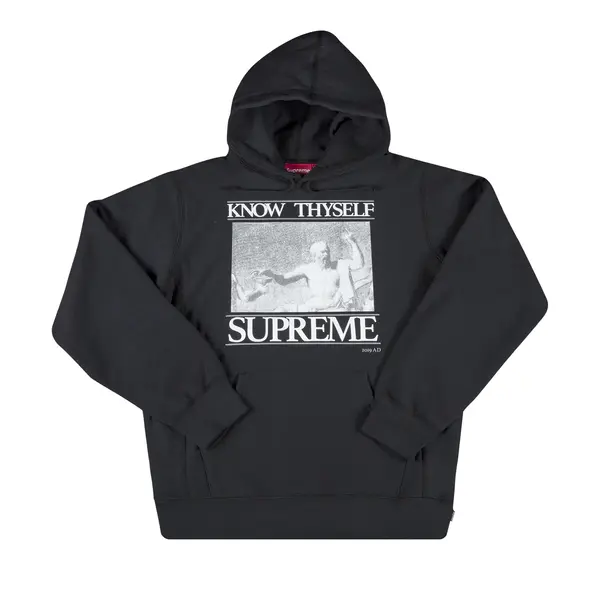 Supreme Know Thyself Hooded Sweatshirt - Black