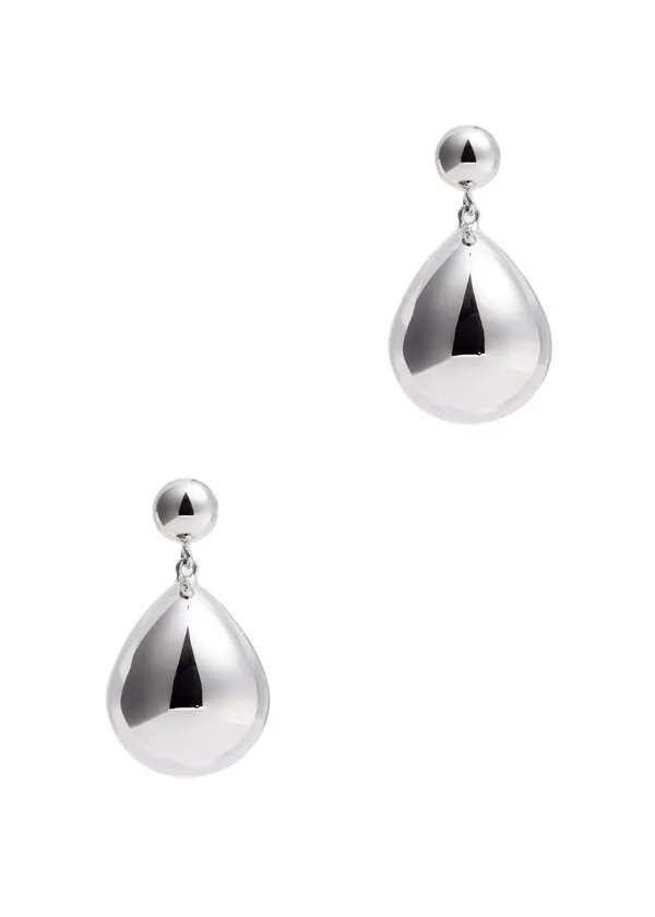 Lié Studio The Julie Sterling Drop Earrings - Silver