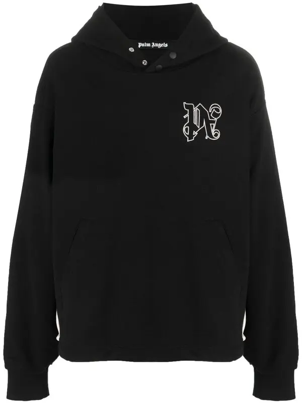 Palm Angels Logo-print Cotton Hoodie