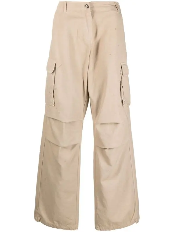 Coperni Long Wide-leg Trousers - Neutrals