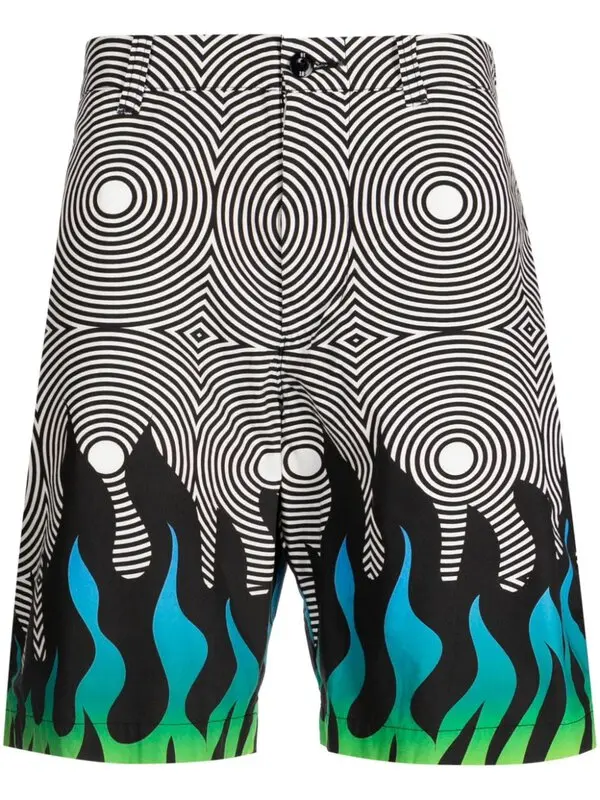 NEIGHBORHOOD Abstract-pattern Cotton Chino Shorts