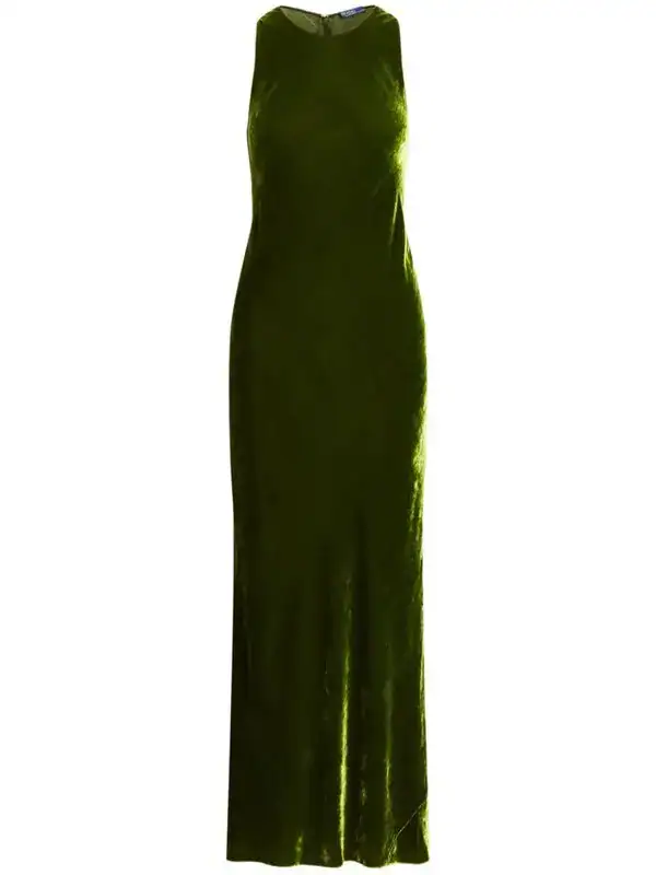 green emerald velvet dress Candela main image 0