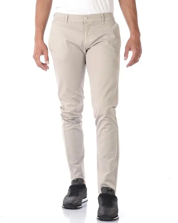 DANIELE ALESSANDRINI Slim Fit Trouser - Beige