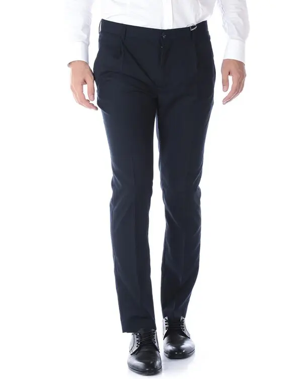 DANIELE ALESSANDRINI Elvis 100 Button Down Pants - Blue
