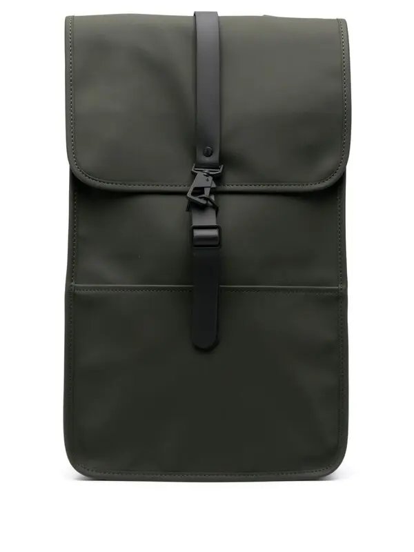Rains Large Foldover-top Backpack - Green