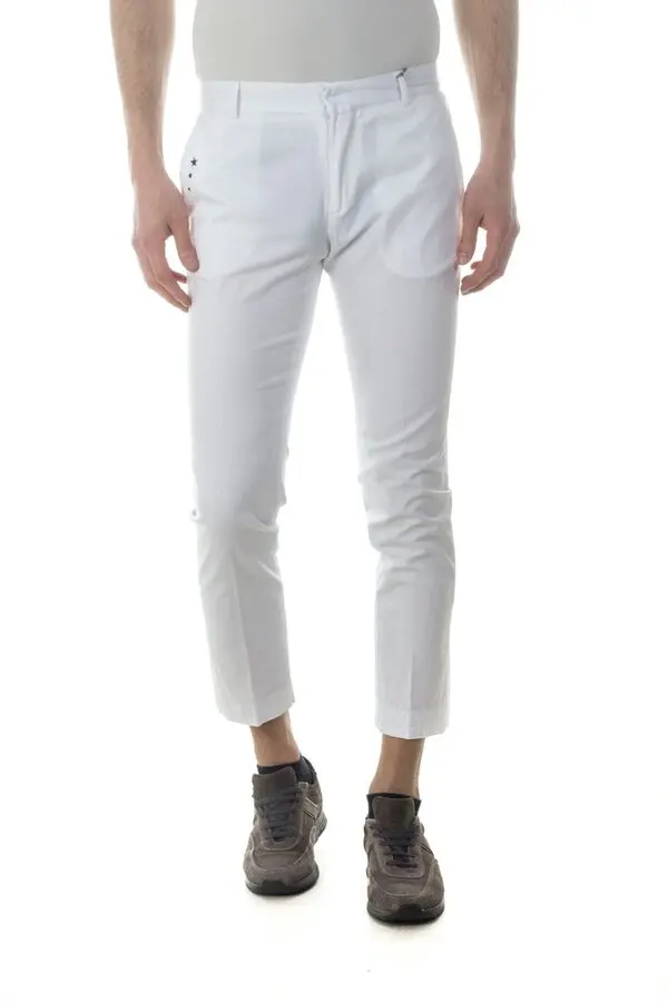 DANIELE ALESSANDRINI Jeans Trouser - White