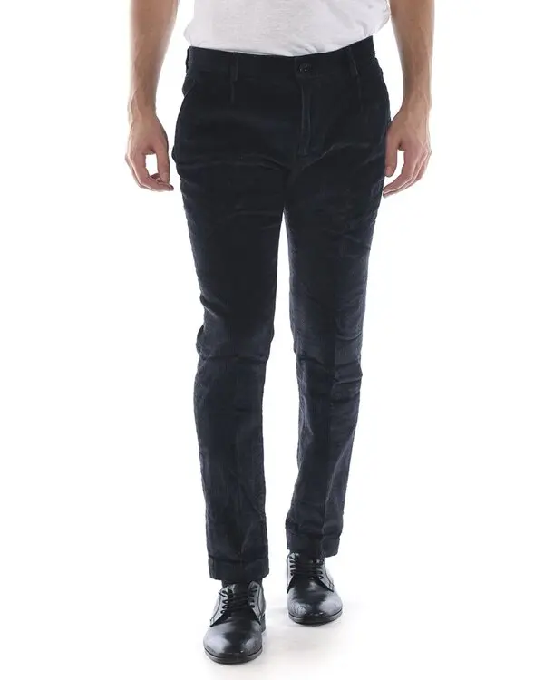 DANIELE ALESSANDRINI Face Pants - Blue